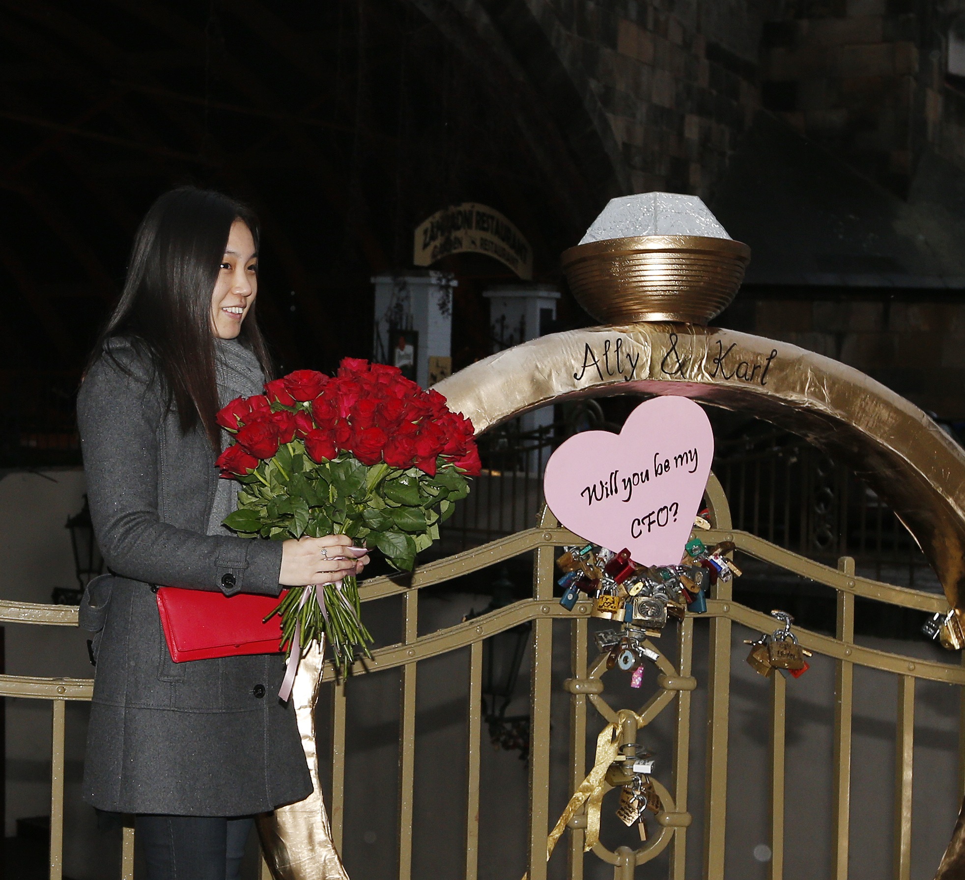 "A 6ft Engagement ring" Prague Proposal - Ally and Karl - The One Romance