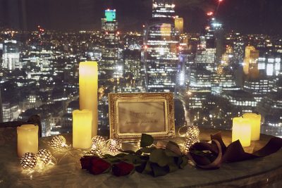 Our Shard proposal: Proposing at The Shard - The One Romance