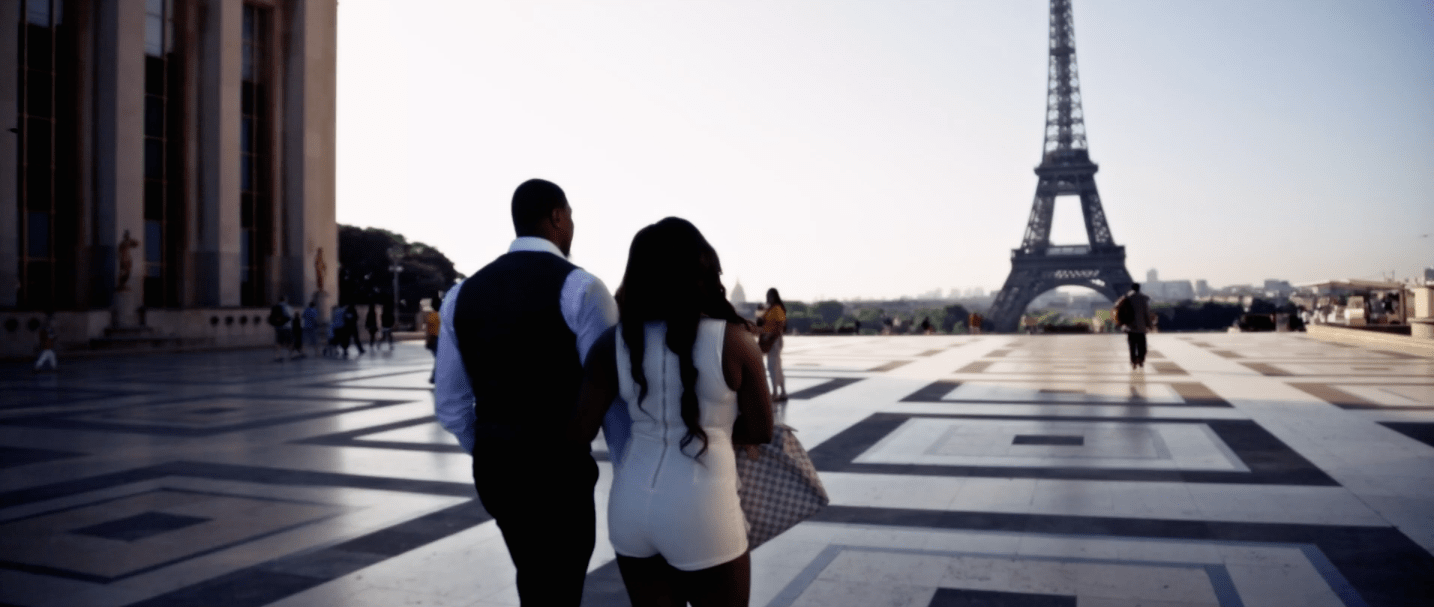Paris Proposal at the Eiffel Tower - The One Romance